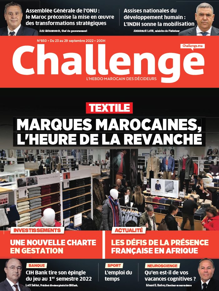 Challenge N°850 du 23 septembre 2022 à télécharger sur iPad