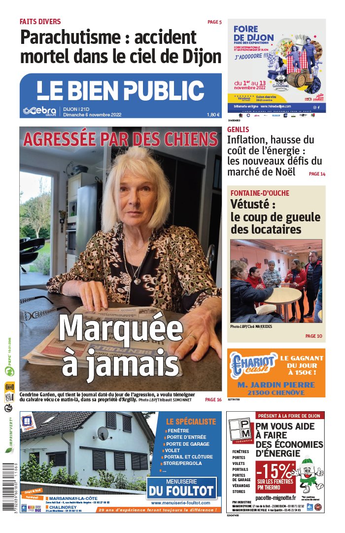 Le Bien Public N°20221106 du 06 novembre 2022 à télécharger sur iPad