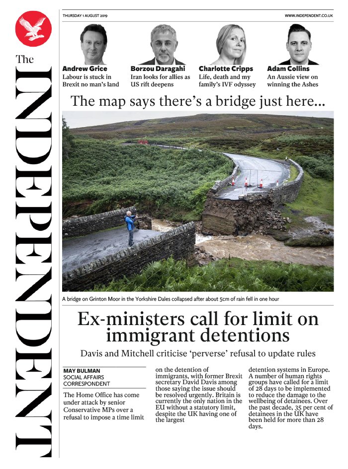 The Independent N°20190801 du 01 août 2019 à télécharger sur iPad