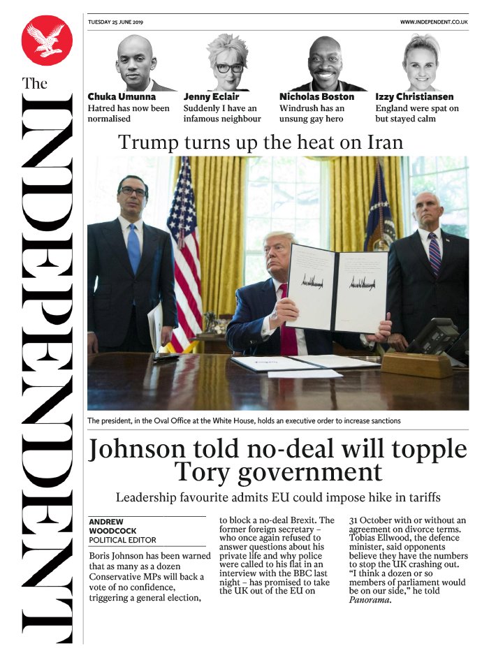 The Independent N°20190625 du 25 juin 2019 à télécharger sur iPad