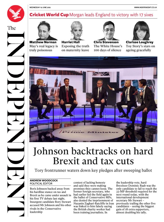 The Independent N°20190619 du 19 juin 2019 à télécharger sur iPad