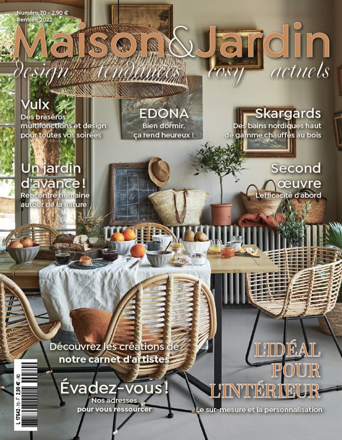 Maison & Jardin Actuels N°70 du 23 septembre 2022 à télécharger sur iPad