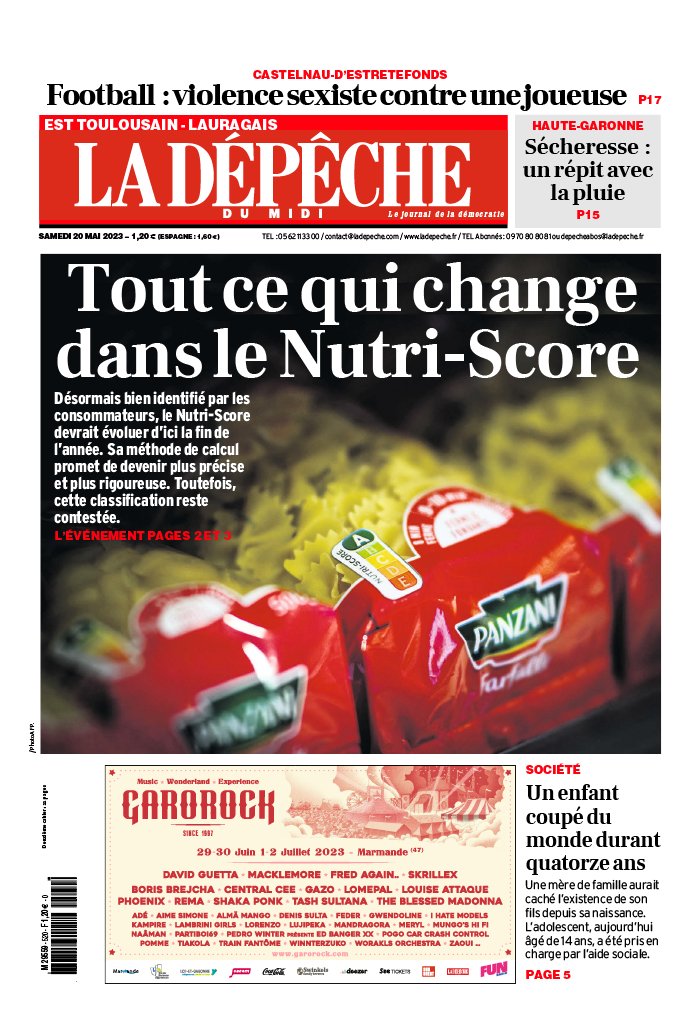La Dépêche du Midi N°20230520 du 20 mai 2023 à télécharger sur iPad