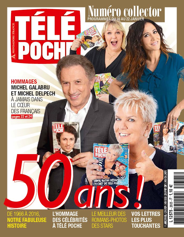 Télé Poche N°2605 du 11 janvier 2016 à télécharger sur iPad