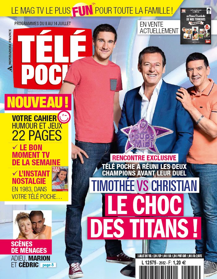 Télé Poche N°2682 du 03 juillet 2017 à télécharger sur iPad