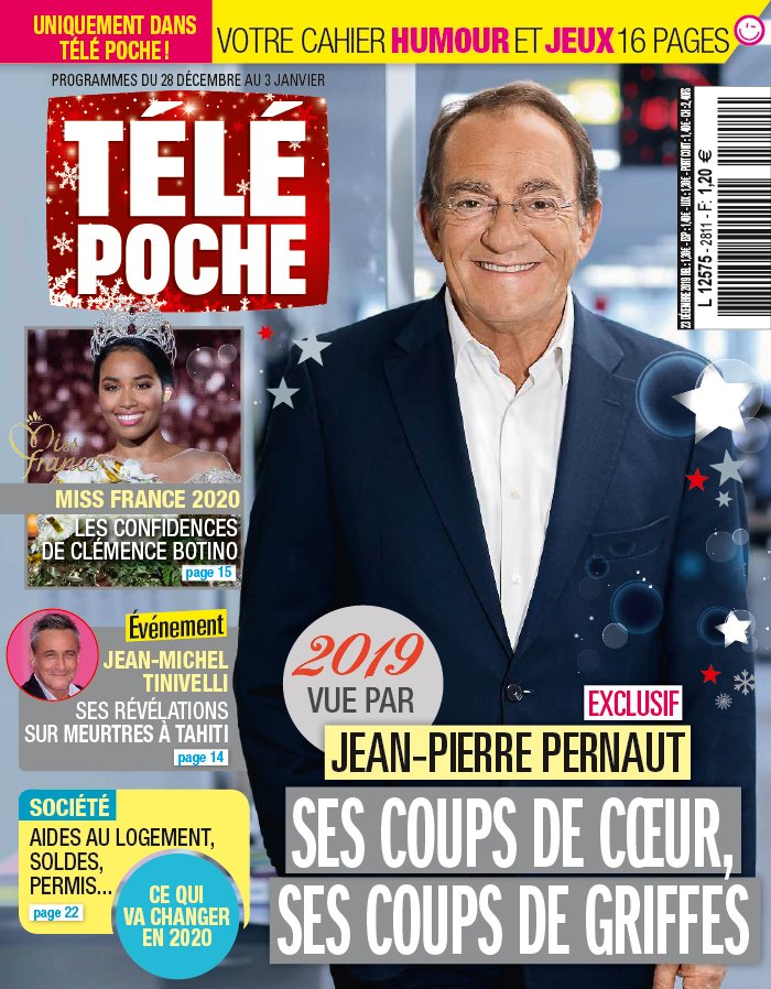 Télé Poche N°2811 du 23 décembre 2019 à télécharger sur iPad