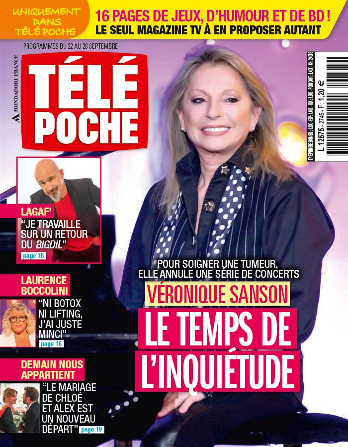 Télé Poche N°2745 du 17 septembre 2018 à télécharger sur iPad