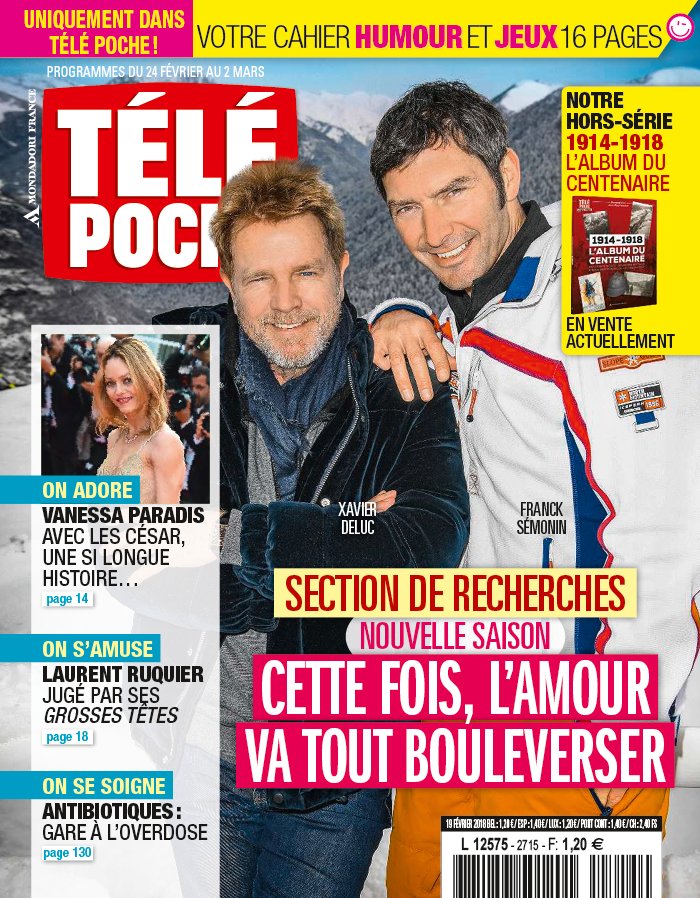 Télé Poche N°2715 du 19 février 2018 à télécharger sur iPad