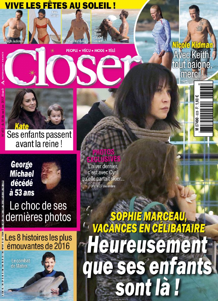 Closer N°603 du 30 décembre 2016 à télécharger sur iPad