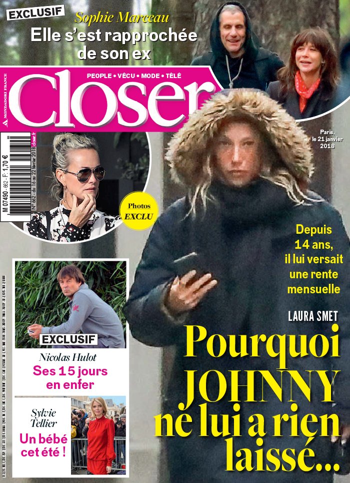 Closer N°662 du 16 février 2018 à télécharger sur iPad