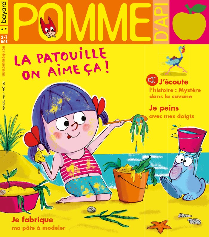 Pomme d'Api N°666 du 22 juillet 2021 à télécharger sur iPad