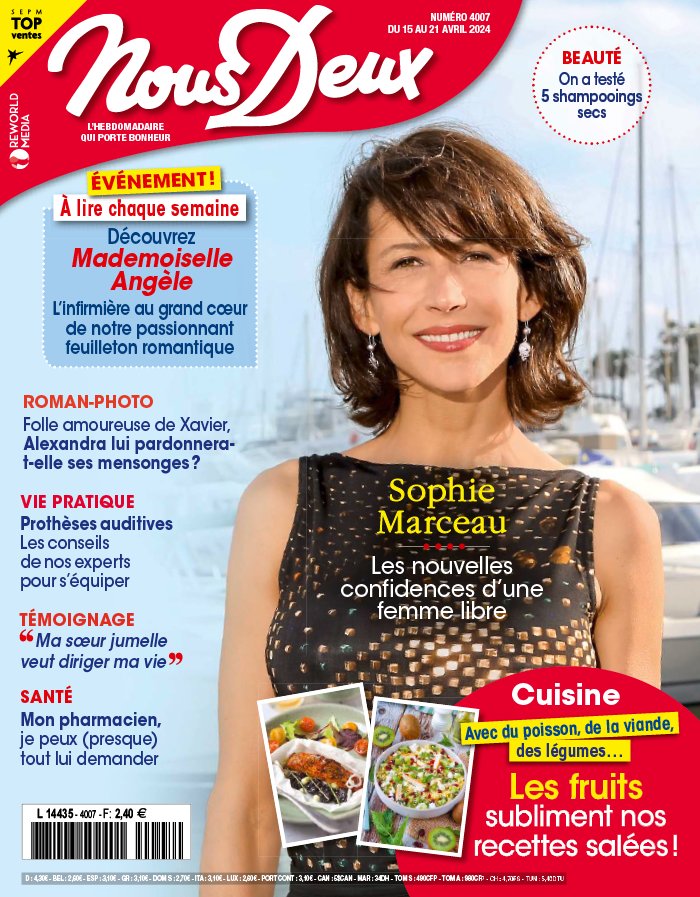 Nous Deux N°4007 du 15 avril 2024 à télécharger sur iPad