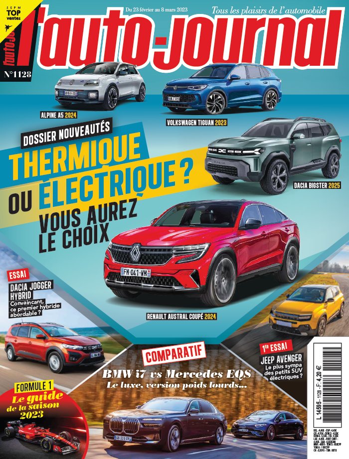 L'Auto Journal N°1128 du 23 février 2023 à télécharger sur iPad