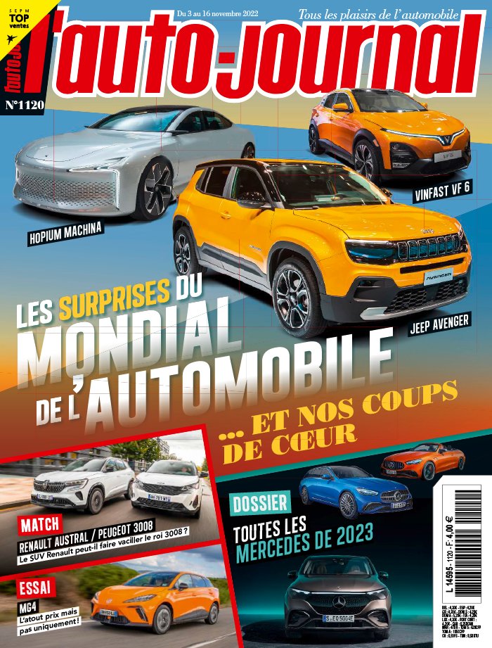 L'Auto Journal N°1120 du 03 novembre 2022 à télécharger sur iPad