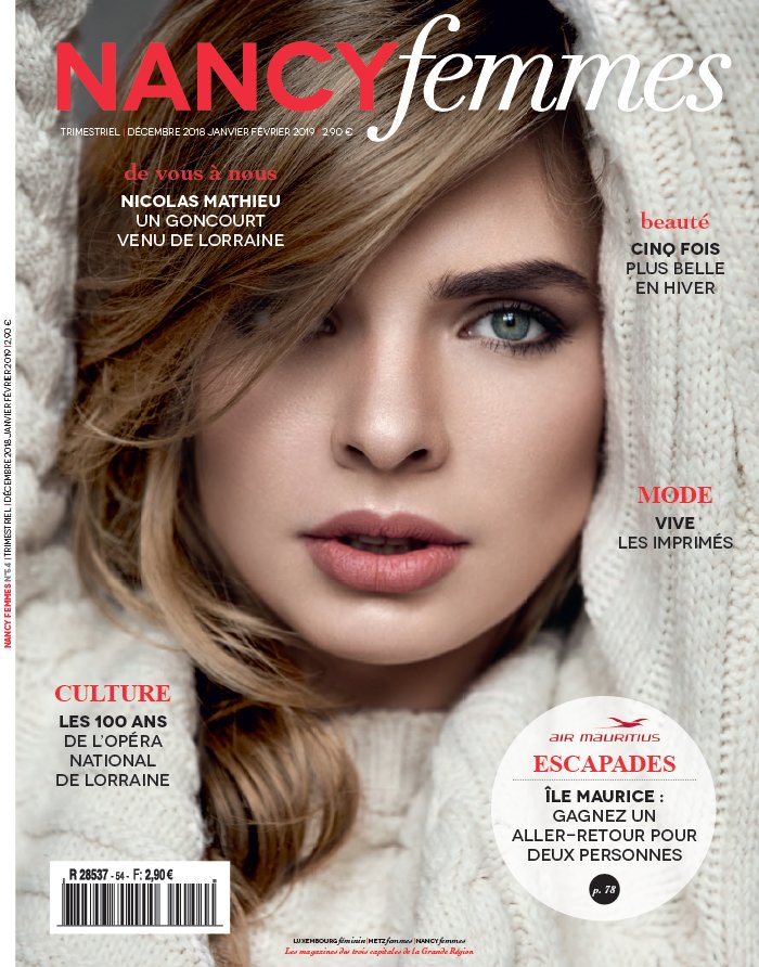 Nancy Femmes N°54 du 23 novembre 2018 à télécharger sur iPad
