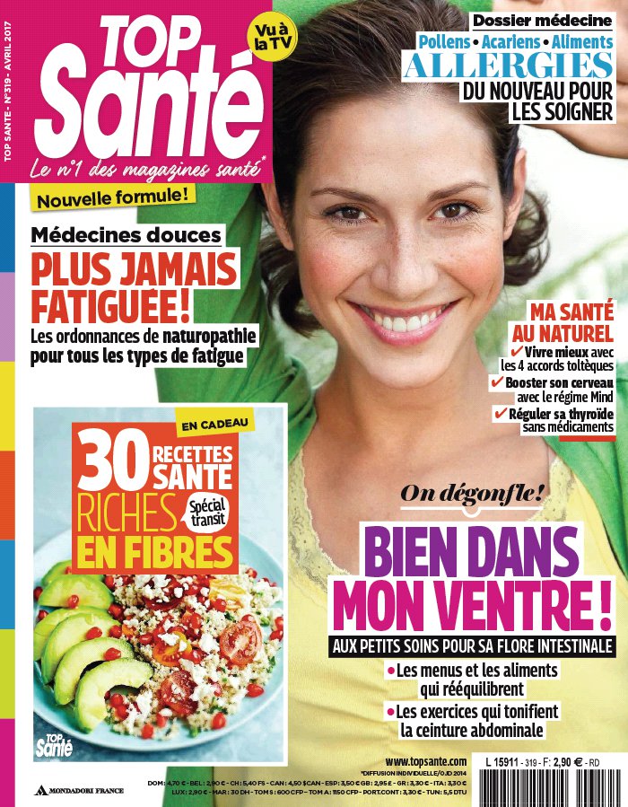 Top Santé N°319 du 01 mars 2017 à télécharger sur iPad