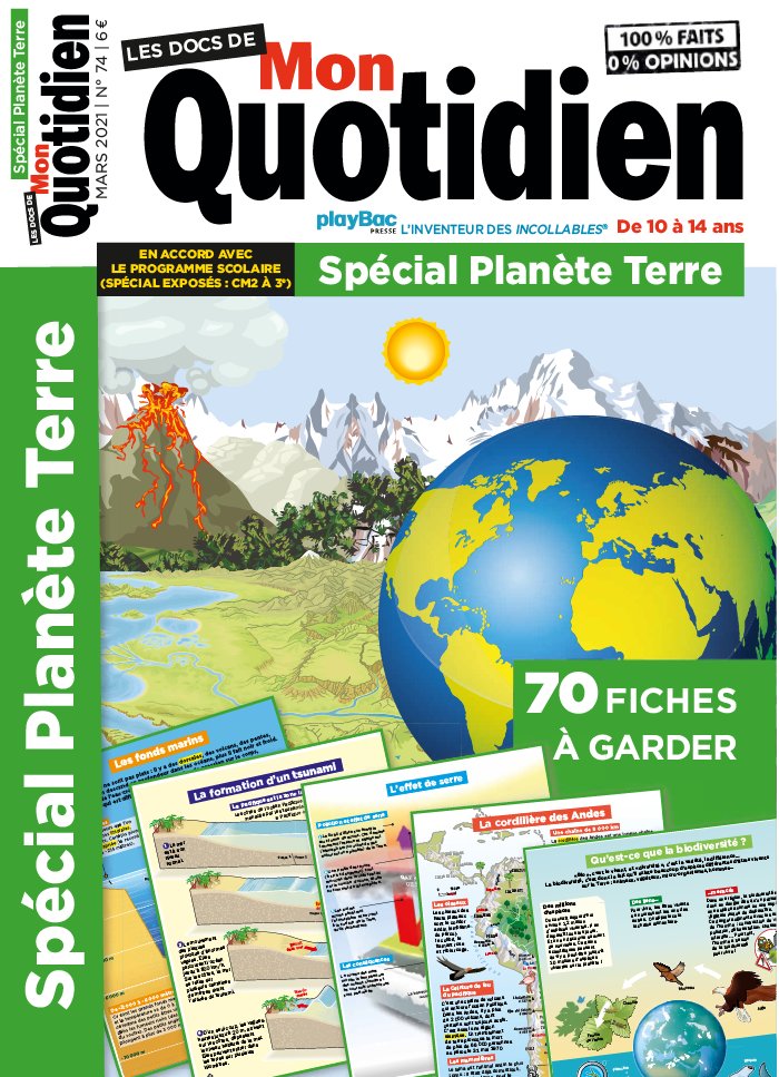 Les Docs de Mon Quotidien N°74 du 24 février 2021 à télécharger sur iPad