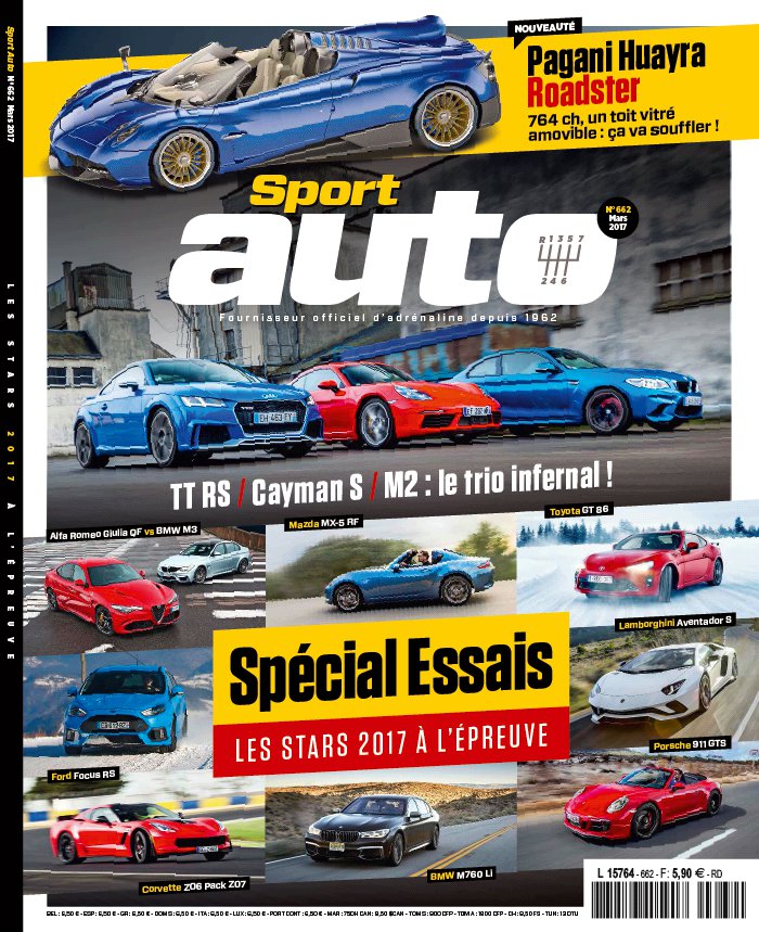 Sport Auto N°662 du 24 février 2017 à télécharger sur iPad