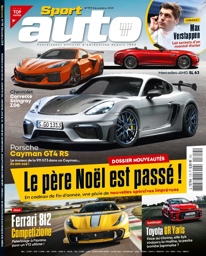 Sport Auto N°719 du 26 novembre 2021 à télécharger sur iPad