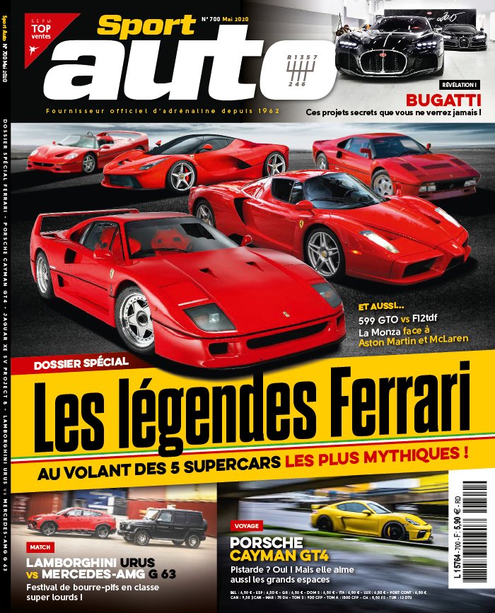 Sport Auto N°700 du 24 avril 2020 à télécharger sur iPad