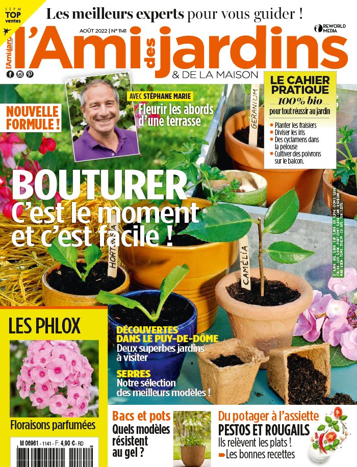 Abonnement L'Ami des Jardins Pas Cher avec le BOUQUET ePresse.fr