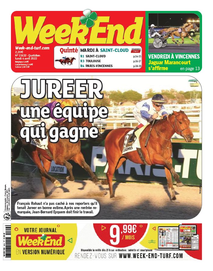 Week End N°11632 du 04 avril 2022 à télécharger sur iPad