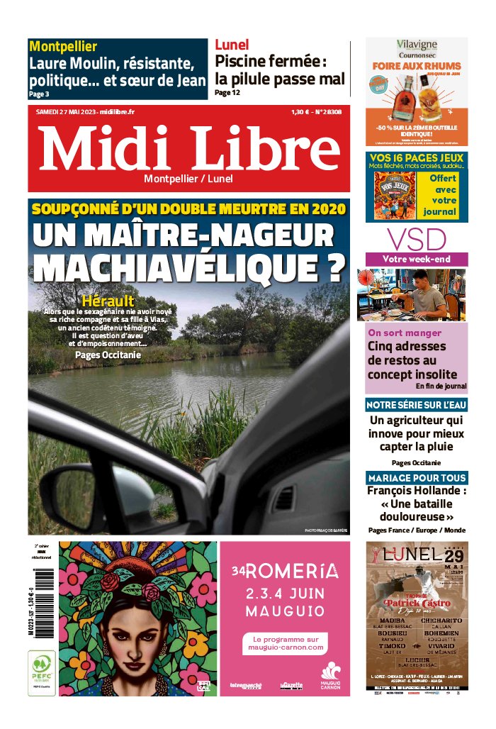 Midi Libre N°20230527 Du 27 Mai 2023 à Télécharger Sur Ipad