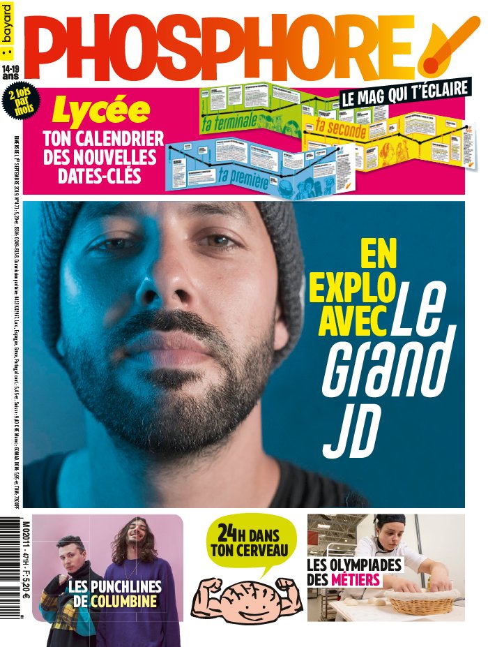 Phosphore N°471 du 27 août 2019 à télécharger sur iPad