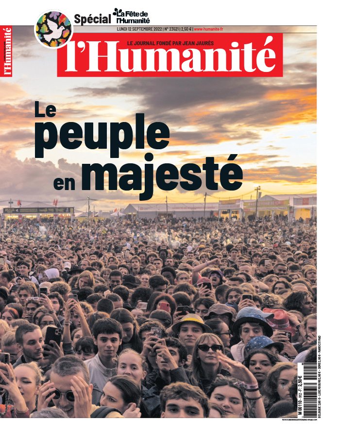 L'Humanité N°23521 du 12 septembre 2022 à télécharger sur iPad