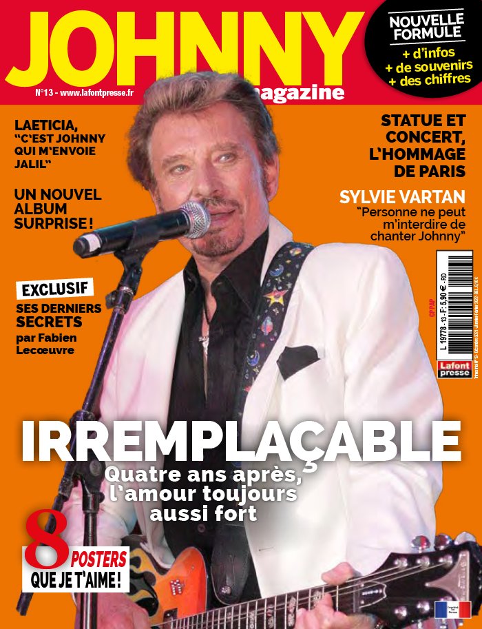 Johnny magazine N°13 du 08 décembre 2021 à télécharger sur iPad