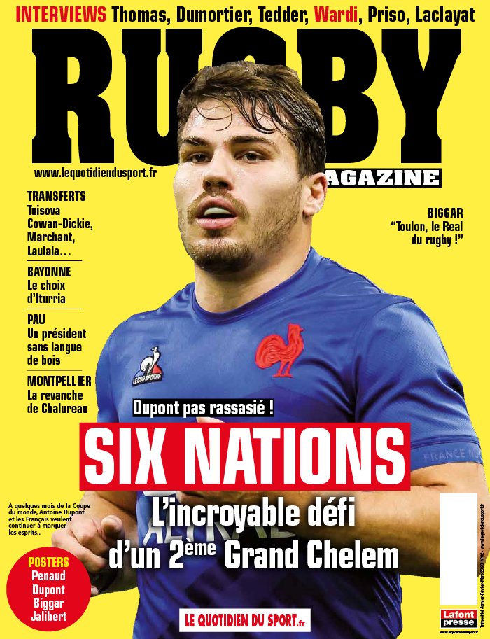 Rugby magazine N°32 du 30 décembre 2022 à télécharger sur iPad