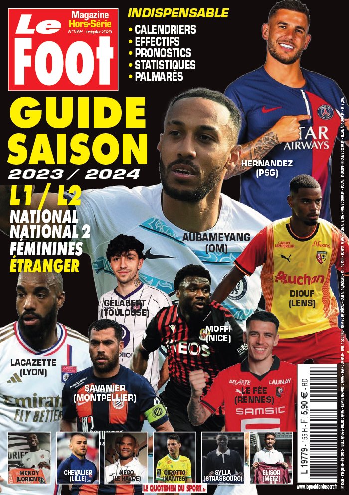 Le Foot magazine N°155 du 02 août 2023 à télécharger sur iPad