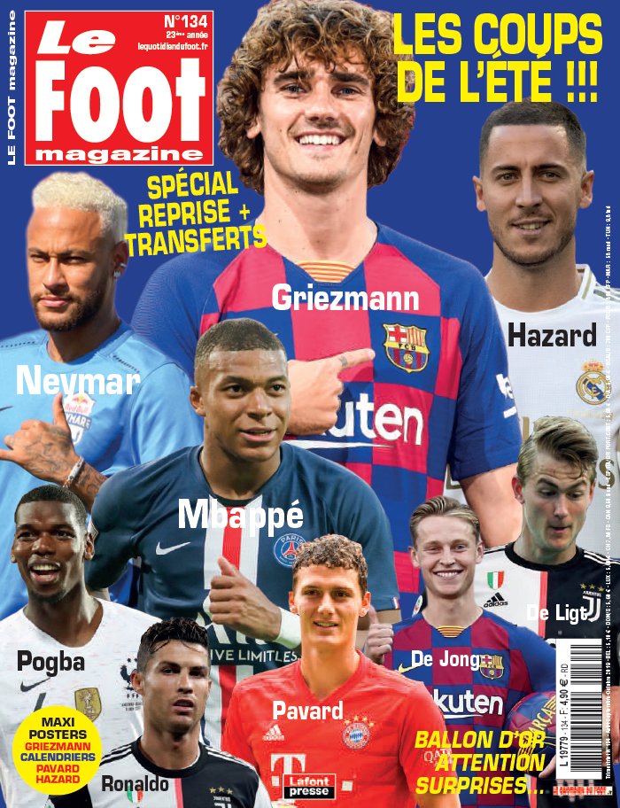 Le Foot magazine N°134 du 30 juillet 2019 à télécharger sur iPad