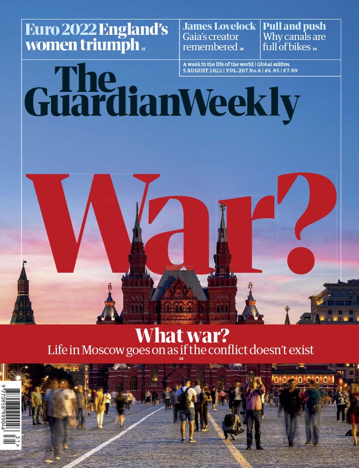 The Guardian Weekly N°20220805 du 05 août 2022 à télécharger sur iPad