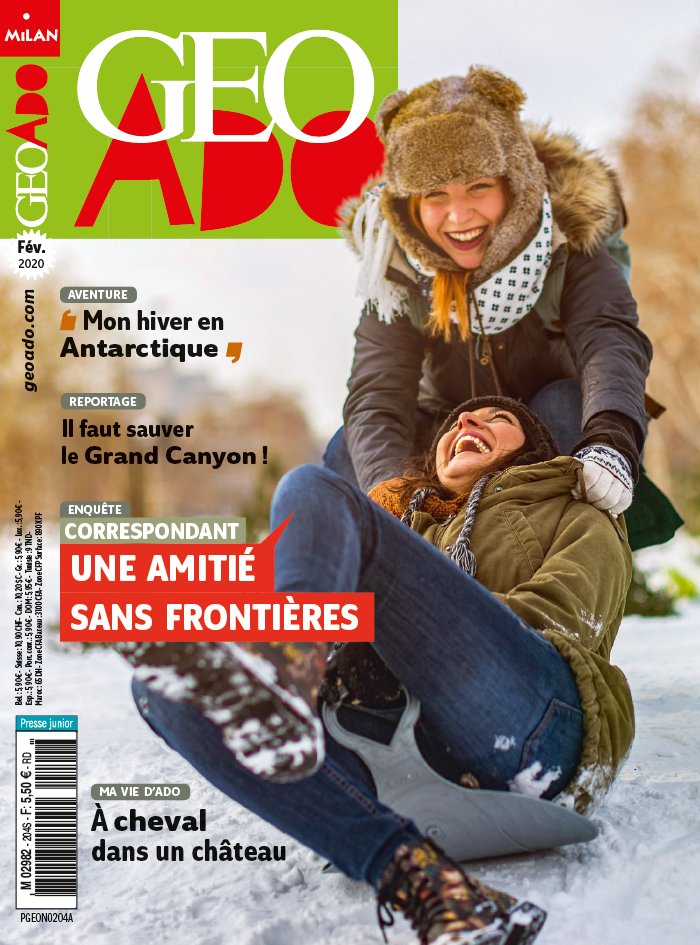 Géo Ado N°204 du 22 janvier 2020 à télécharger sur iPad