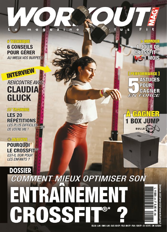 Workout magazine N°43 du 30 novembre 2021 à télécharger sur iPad