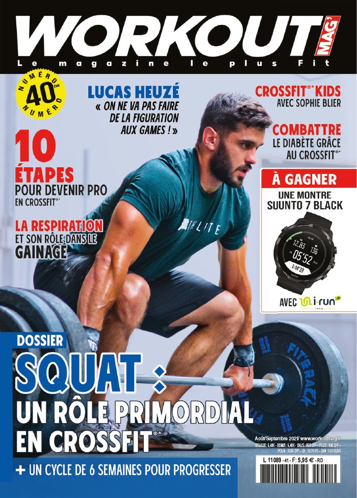 Workout magazine N°41 du 29 juillet 2021 à télécharger sur iPad