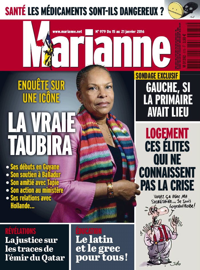 Marianne N°979 du 15 janvier 2016 à télécharger sur iPad