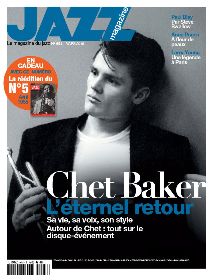 Jazz Magazine N°681 du 29 février 2016 à télécharger sur iPad