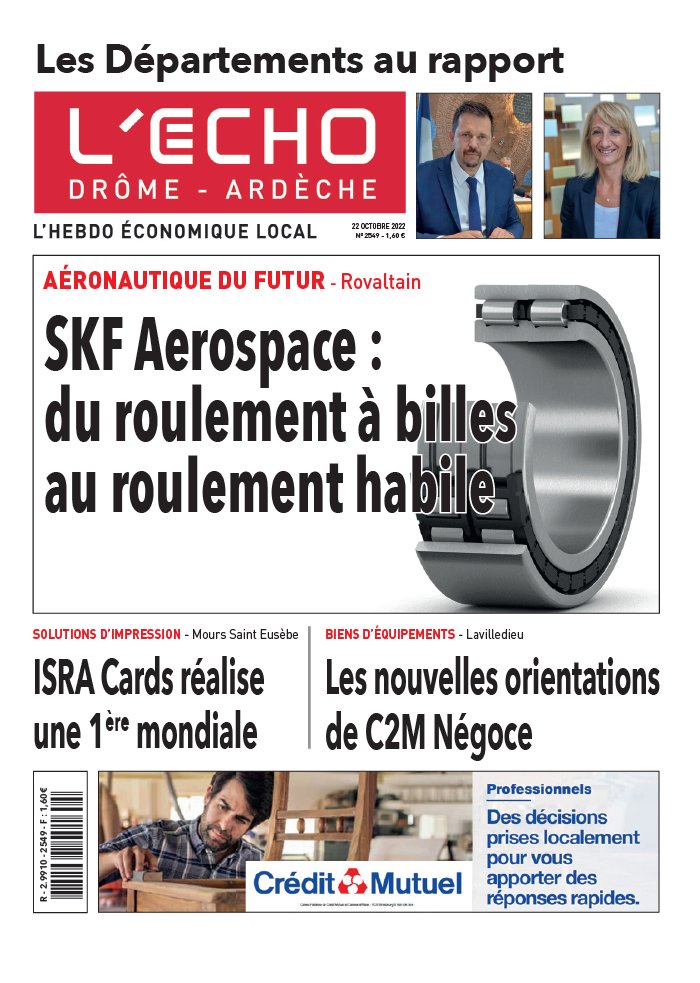 L'Echo Drôme-Ardèche N°2549 du 22 octobre 2022 à télécharger sur iPad