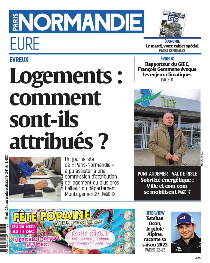 Paris-Normandie N°20221129 du 29 novembre 2022 à télécharger sur iPad