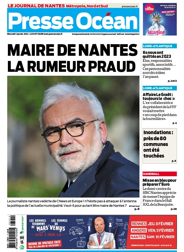 Presse Océan N°20240103 du 03 janvier 2024 à télécharger sur iPad