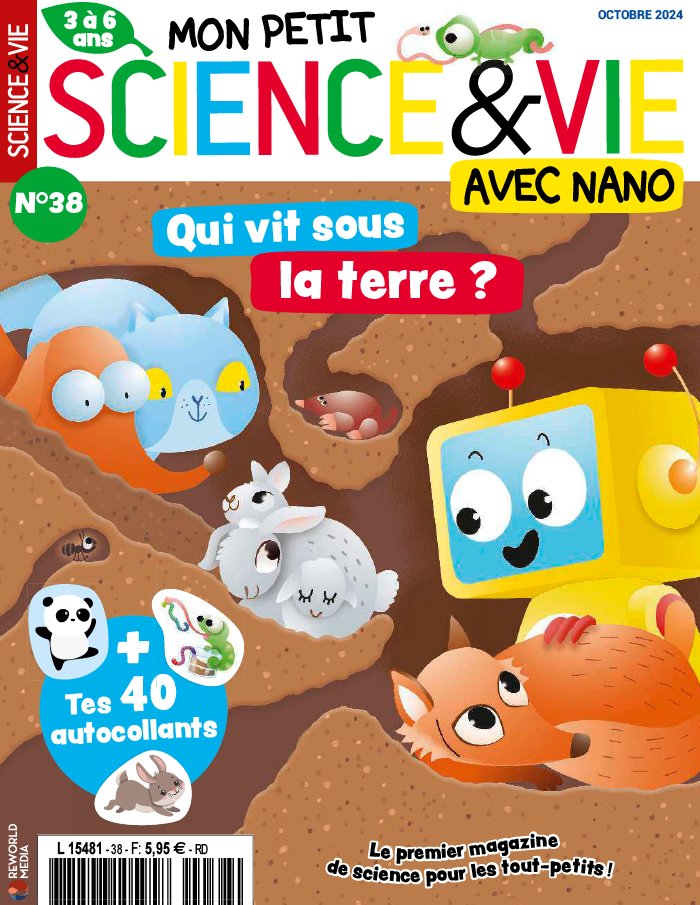 Mon Petit Science&Vie avec Nano N°38 du 11 septembre 2024 à télécharger ...