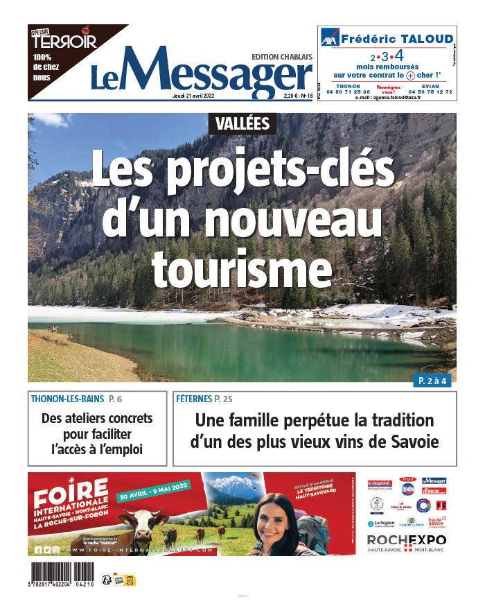 Le Messager N°16 du 21 avril 2022 à télécharger sur iPad