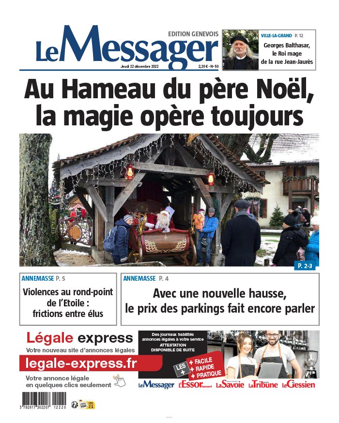 Le Messager N°51 du 22 décembre 2022 à télécharger sur iPad