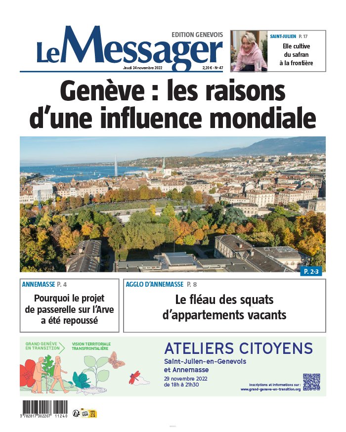 Le Messager N°47 du 24 novembre 2022 à télécharger sur iPad