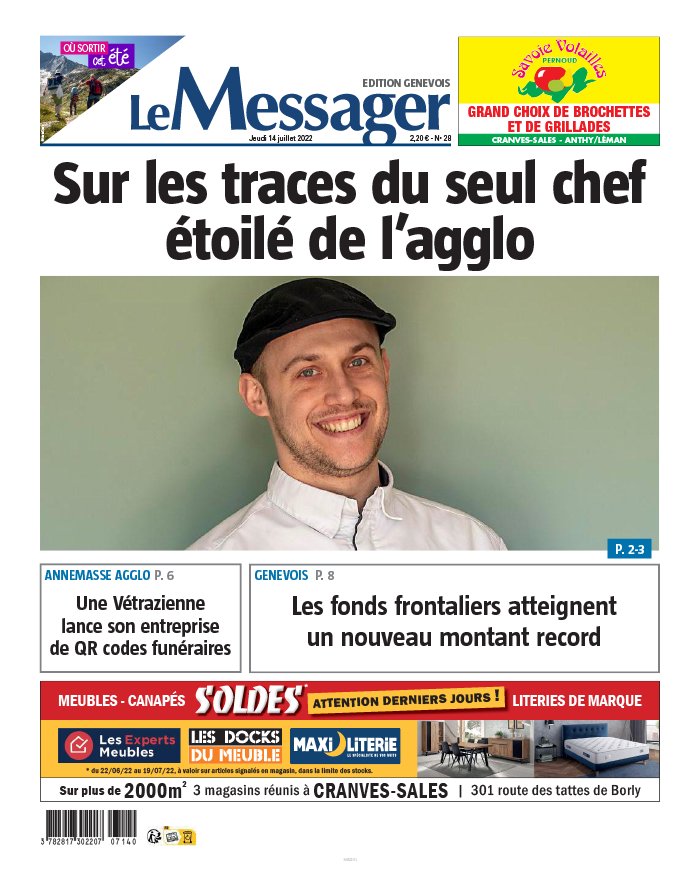 Le Messager N°28 du 14 juillet 2022 à télécharger sur iPad