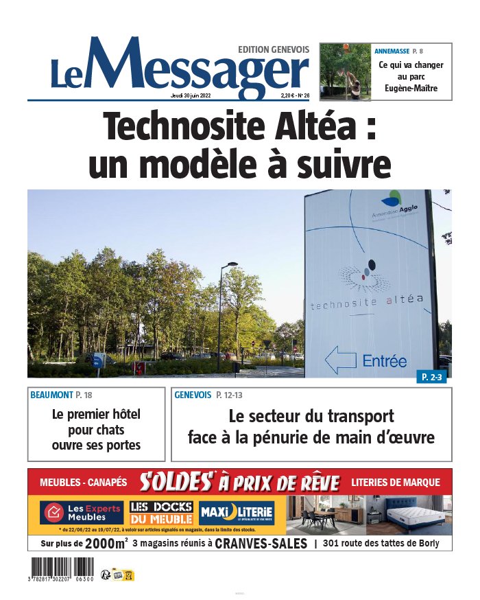 Le Messager N°26 du 30 juin 2022 à télécharger sur iPad