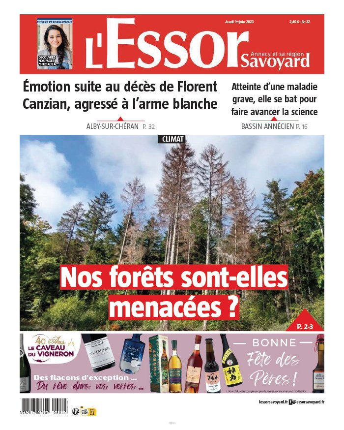 L'Essor Savoyard N°73 du 01 juin 2023 à télécharger sur iPad