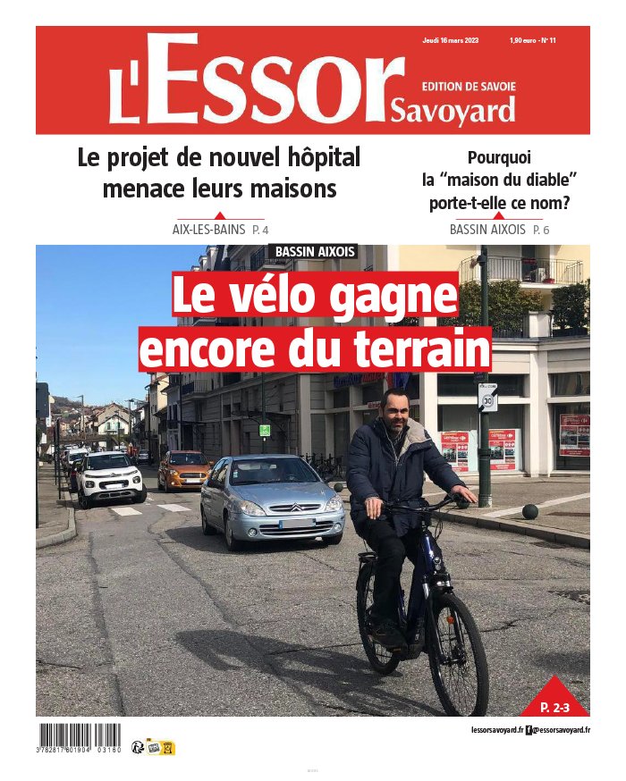 L'Essor Savoyard N°62 du 16 mars 2023 à télécharger sur iPad